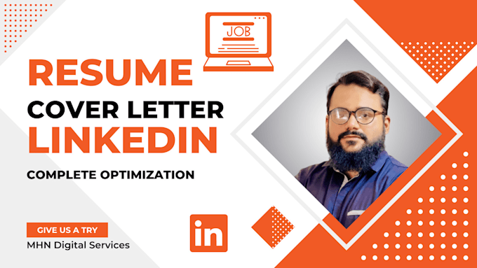 Create executive resume, cover letter and linkedin profile by Mhn_services01 | Fiverr