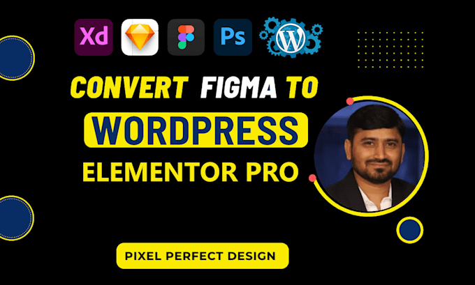 Convert figma to wordpress website using elementor pro by Ecodersolutions | Fiverr