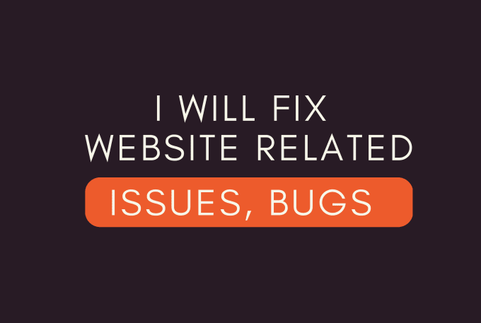 Fix your html, css, responsive errors , js issues quickly by Aam_himel ...