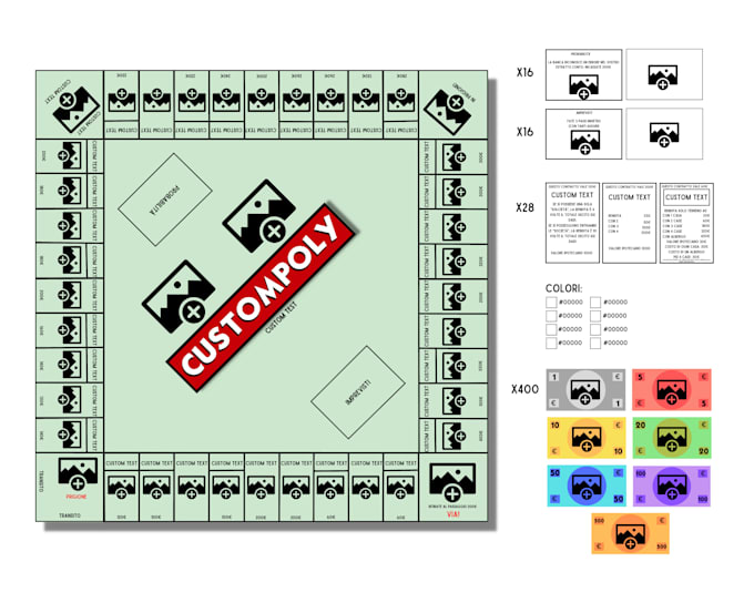 Design your customized monopoly by Julespoorart | Fiverr