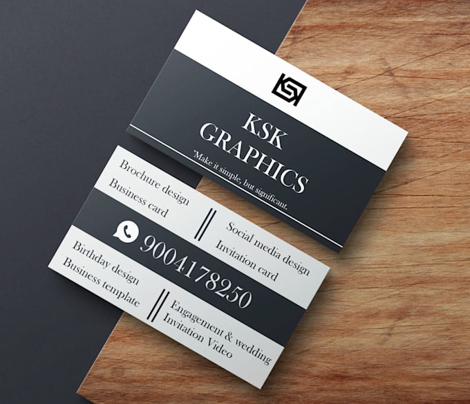Design a perfect business or personal card by Karankhegde786 | Fiverr