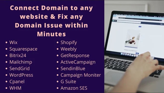 Connect domain to any website and fix any domain issue with minutes by ...