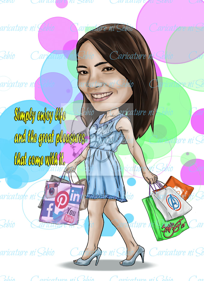 Draw cartoon caricature of anyone message me directly by Sebiobungot ...