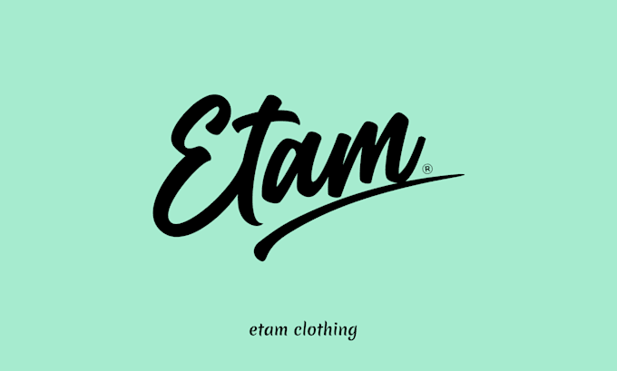 Design a modern hand lettering logo by Softnish | Fiverr