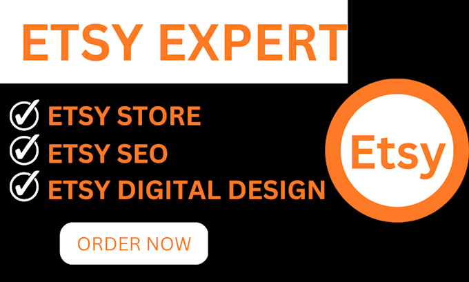 Set up etsy store, design etsy digital product and etsy seo for esty ...