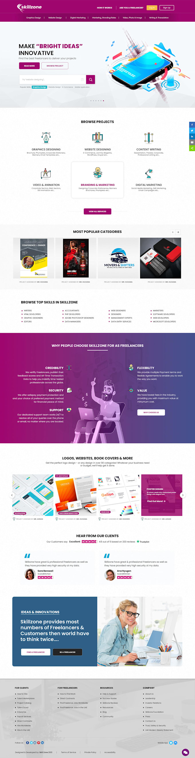 Design an elegant ui on figma, xd, sketch or adobe by Anum_ca | Fiverr
