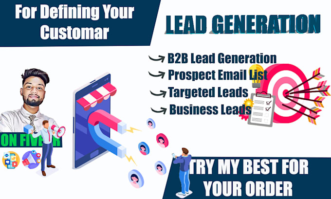 Do b2b lead generation, find email and contact info by Diuakl | Fiverr