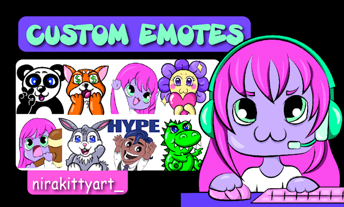 Design your custom emotes packs for your twitch channel by ...