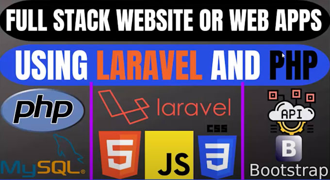 Develop professional websites using html, css, php, laravel by M ...