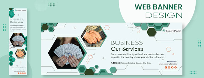 Design ethereal web banner and google ad banners by Fatimazehra131 | Fiverr