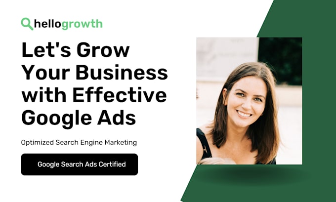 Optimize and manage your google ads by Hellogrowth | Fiverr