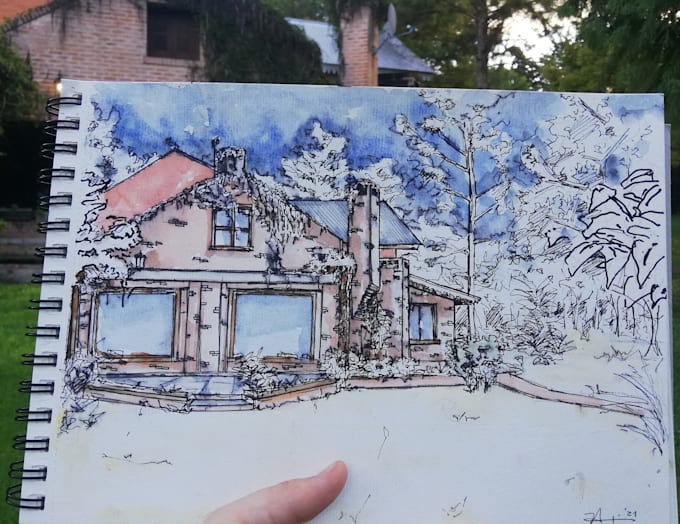 Draw a custom hand made sketch by Victorialila | Fiverr