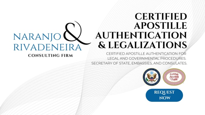 Assist you in obtaining apostille authentication for your documents by ... Assist you in obtaining apostille authentication for your documents by ...
