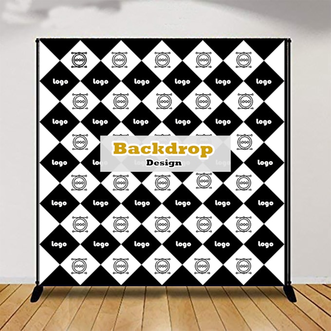 Design digital or printable backdrops for the events by Geewinly | Fiverr