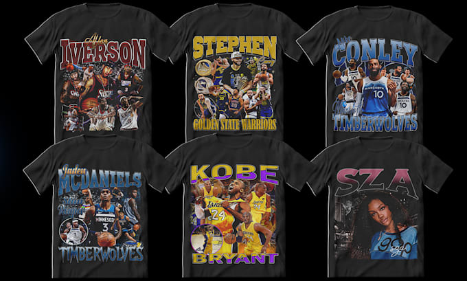 Do rap t shirt design with bootleg 90s style vintage tee by Firoz37 ...