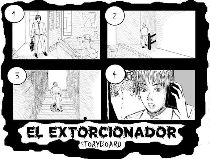 Do a realistic storyboard for you by Alejandromateov | Fiverr