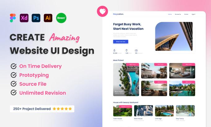 Create amazing website design ui and ux in figma by Ariprahmanprase ...