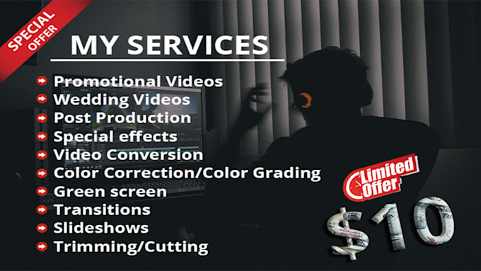 Professional editing for youtube, promo and personal video by ...