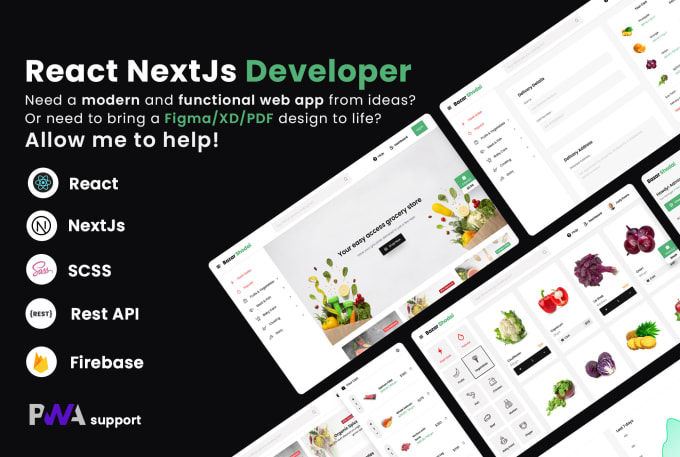 Be your react nextjs frontend developer and designer by Worldofshamim ...