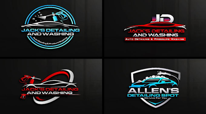Design high quality automotive, racing, car wash logo with creative ...