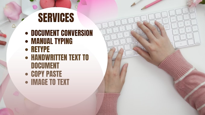 Do fast typing handwritten text to word file and document conversion by ...