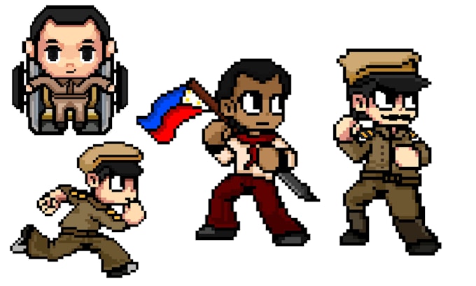 Do 8bit character designs for you by Duranpatricia | Fiverr