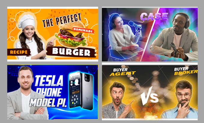 Design amazing clickbait youtube thumbnail in 3 hours by Smaail ...