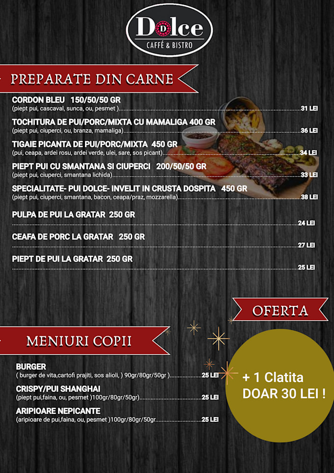 Create modern original food, bar, restaurant menu by Mandualexandru ...