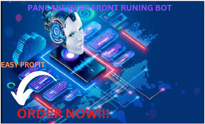 Develop pancake swap bot, smart contract,frontrunner bot, uniswapbot ...