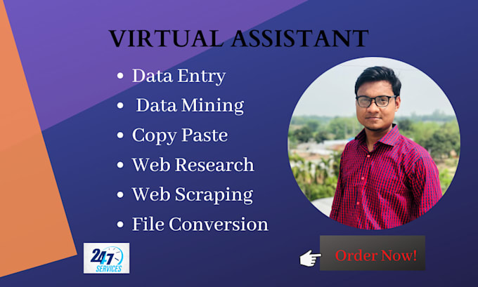 Be your virtual assistant for data entry and web research by Saroyar22 ...