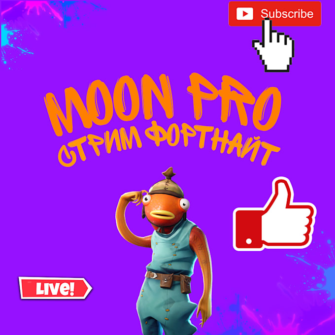 Make a custom avatars for your youtube or twitch channel by Mnpr__ | Fiverr