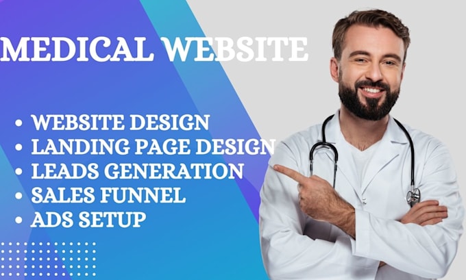 Build medical service website healthcare website medical supply website ...