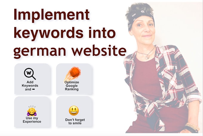 Implement your keywords into german website by Gabyrhythm | Fiverr