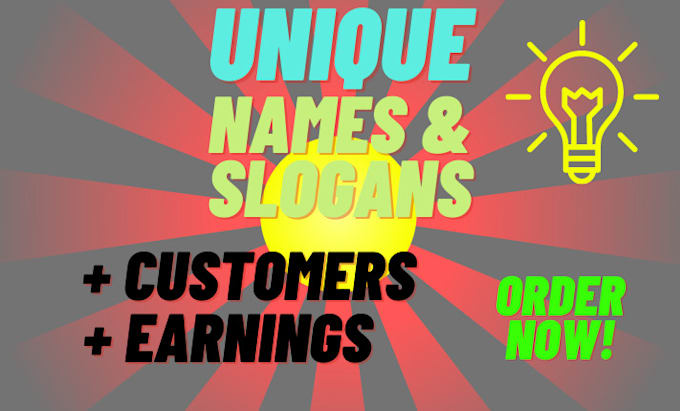 Create original and unique names for your brand or product by ...