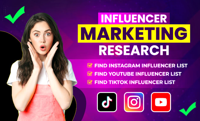 Find Special Instagram Youtube Tiktok Influencers List By