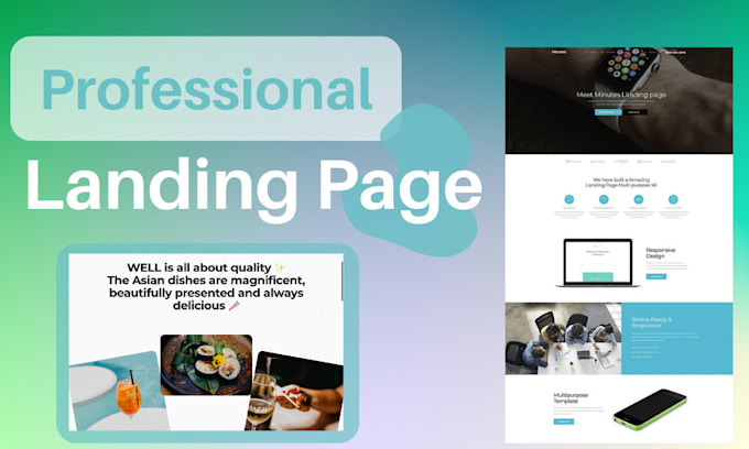 Create a professional landing page by Tiagoborges848 | Fiverr