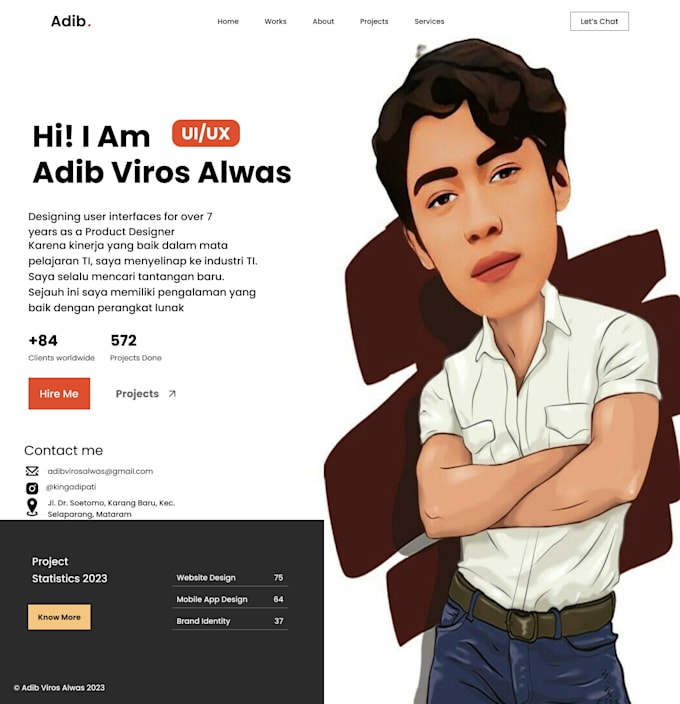 Turn your website design into a web page using html, css, js by ...