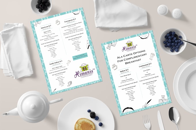 Design professional food menu, restaurant menu by Sakshamsharm634 | Fiverr