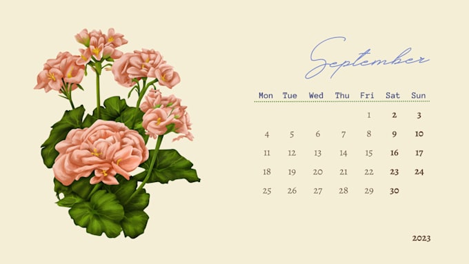 Design retro sweet calendars by Seyma_atmaca | Fiverr