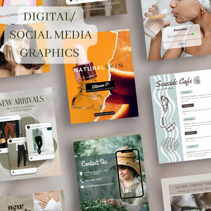 Create unique custom graphics for social media pages by Ginkgo_graphics ...