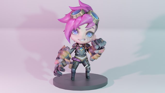 Make a lol or tft model for 3d printing by Partizann1 | Fiverr