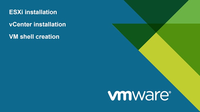 Setup your vmware esxi and vcenter by Bzdocha | Fiverr