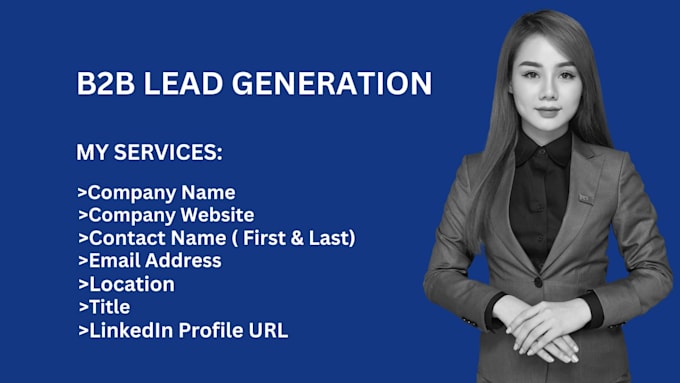 Do targeted b2b lead generation and email list building by Toma558 | Fiverr