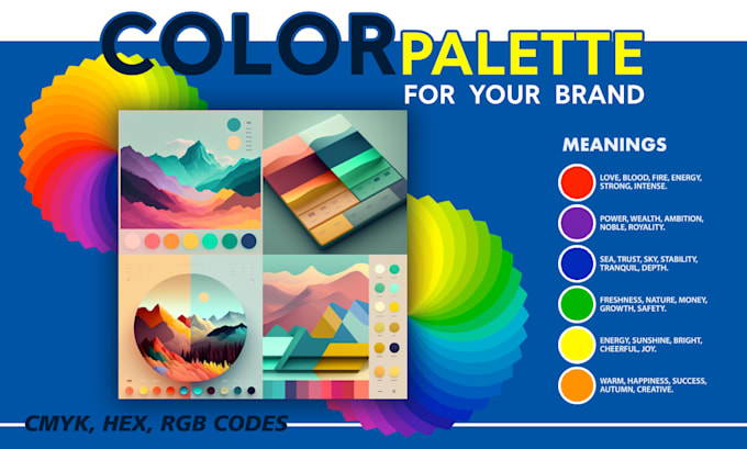 Design a professional color palette for your brand on color psychology ...