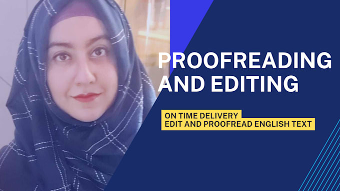 Proofread and edit your work within 24 hours by Ramshashahid837 | Fiverr