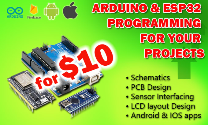 Do Arduino Esp32 Ai Iot Android Ios Mobile Applications For Your Projects By Nalakaprasad