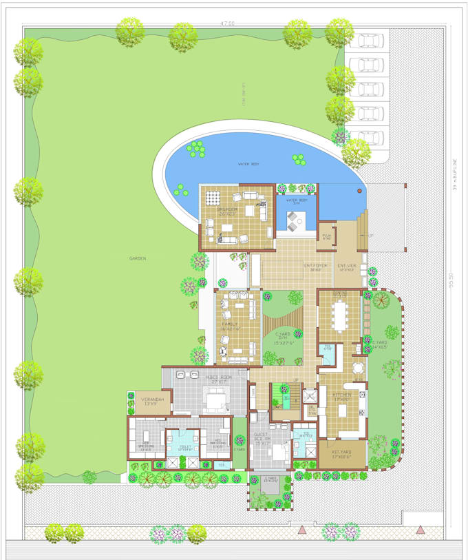 Draw or render 2d plans by Hemish07 | Fiverr