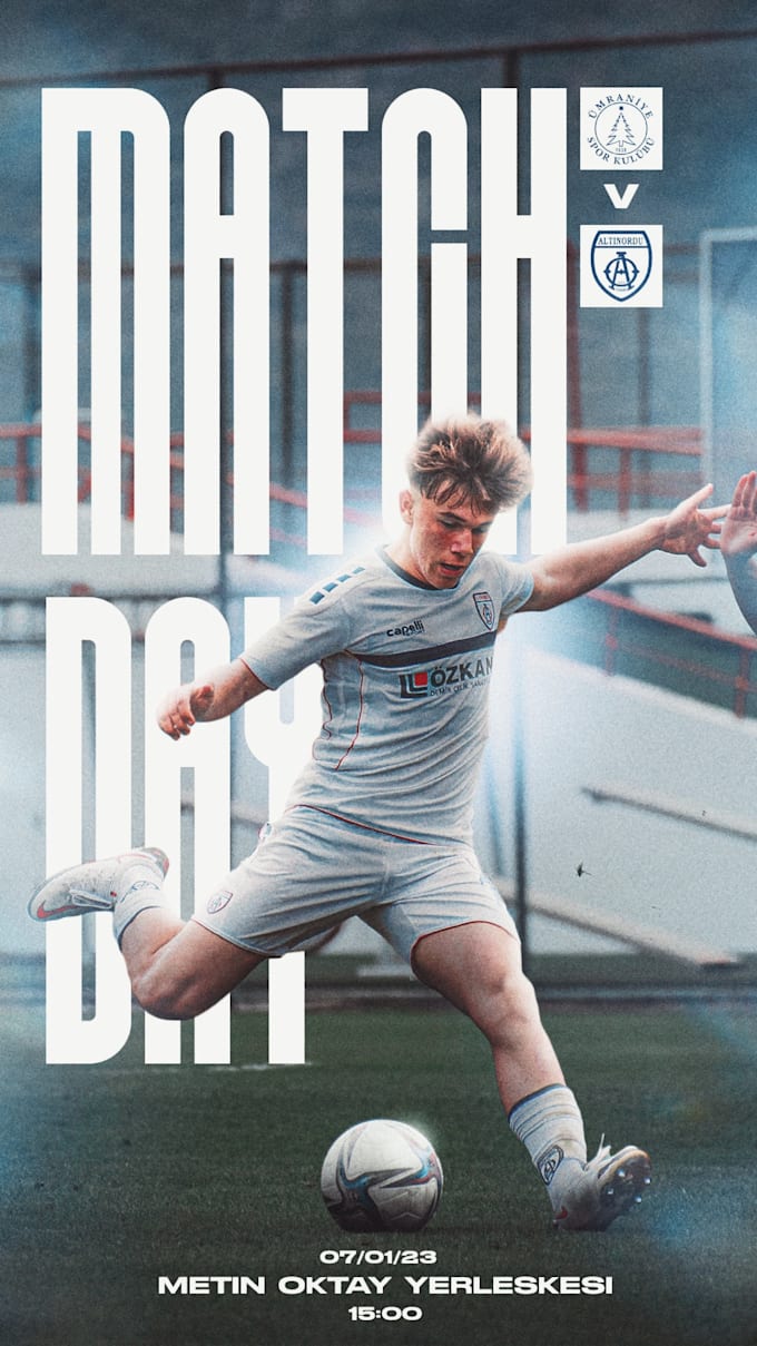Do matchday designs in adobe photoshop by Toprakmanto | Fiverr