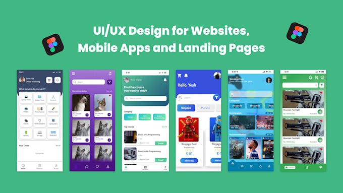 Do design a creative mobile app uiux design in figma by Yosualangkay | Fiverr