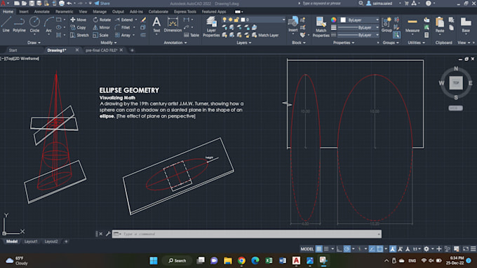 Auto cad drawing 2d by Salmammoussa | Fiverr